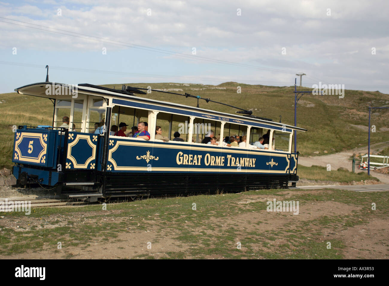 The Great Orme Tramway, Llandudno Stock Photo - Alamy