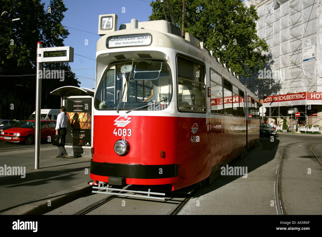 Tram in Vienna, Austria Stock Photo - Alamy