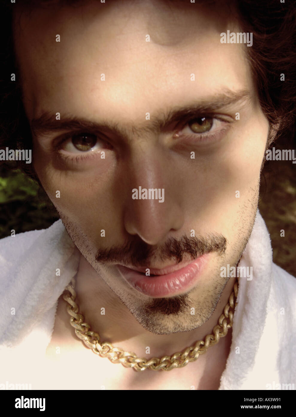 Man staring at camera Stock Photo - Alamy