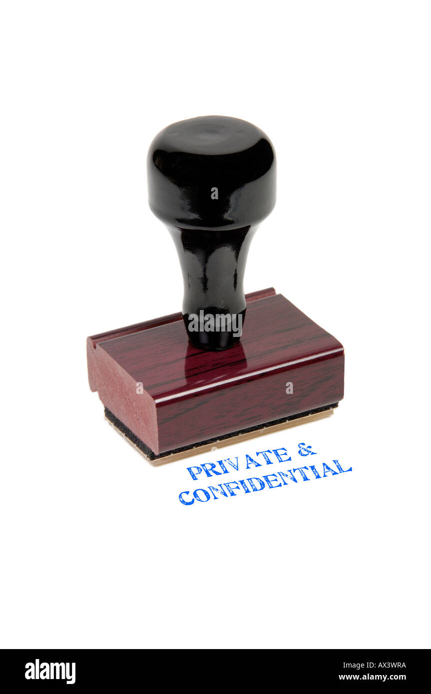 Stamped confidential hi-res stock photography and images - Alamy