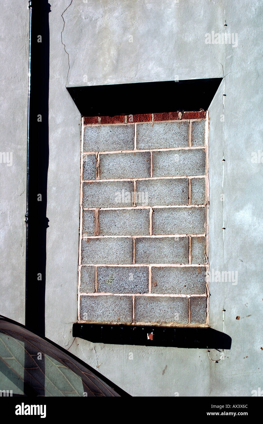 Bricked Up Window Stock Photo - Alamy