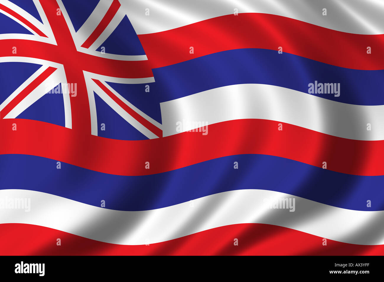 Hawaii flag hi-res stock photography and images - Alamy