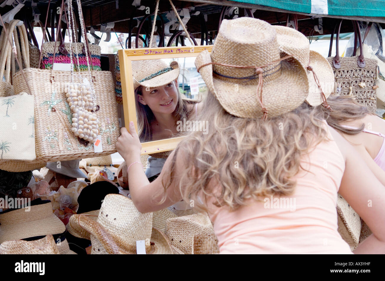 Young woman key west florida hi-res stock photography and images - Alamy