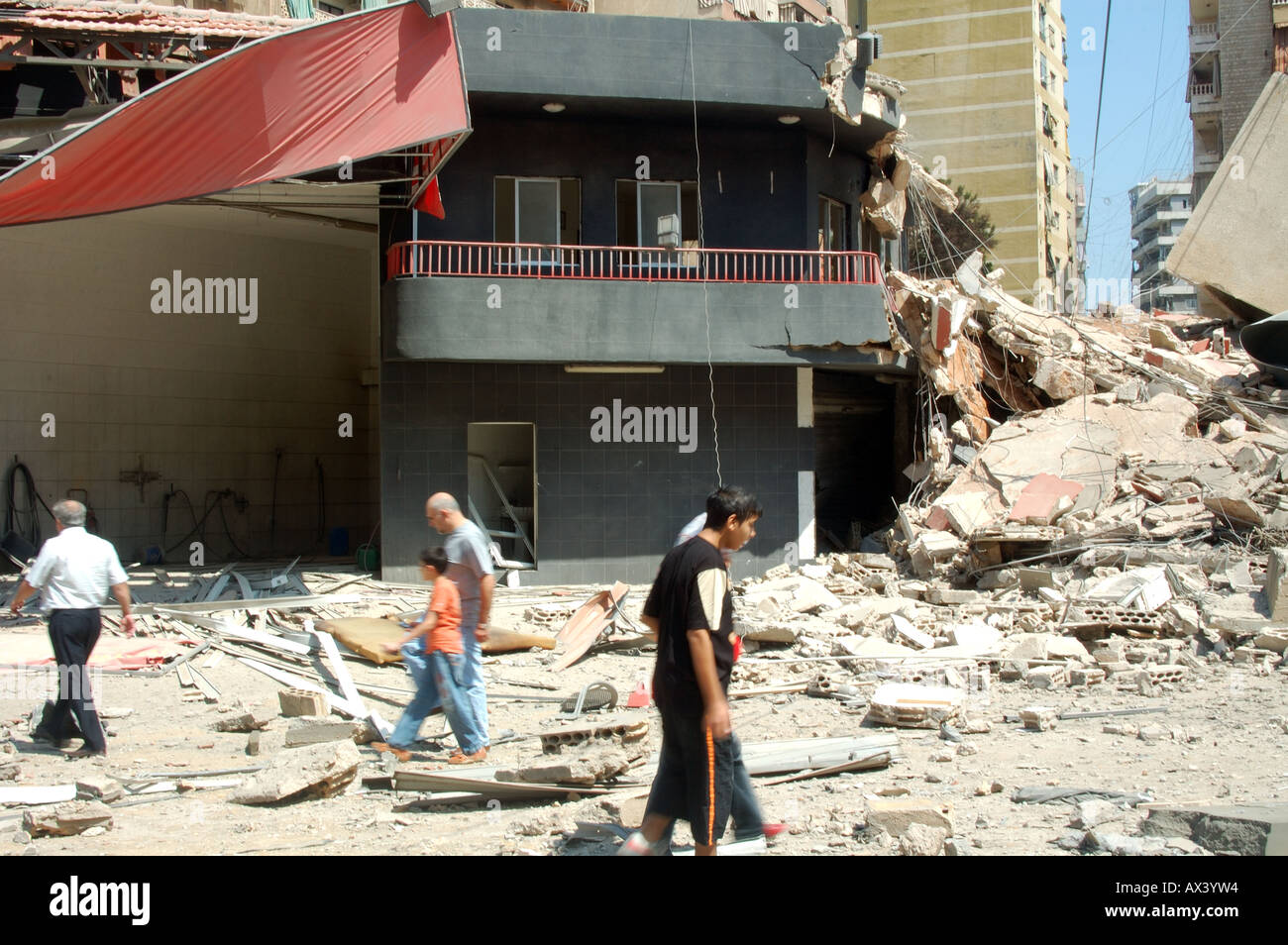 12 july 2006 israely war against lebanon Stock Photo - Alamy