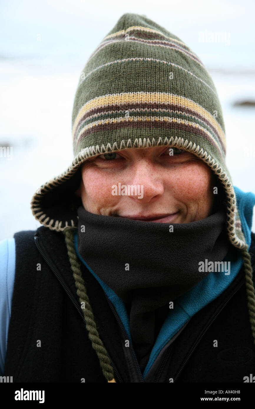 Girl wrapped up hi-res stock photography and images - Alamy