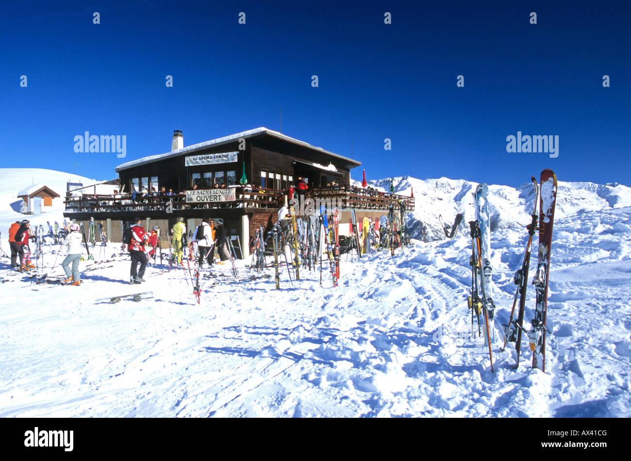 Auron mountain station winter Mercantour valley Alpes-MAritimes 06 ...