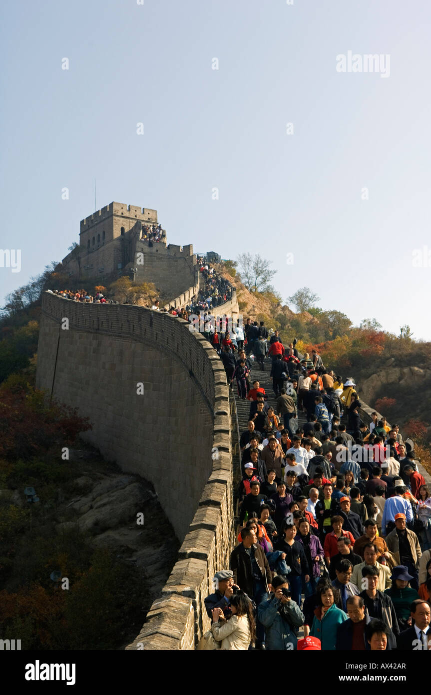 China, Beijing, The Great Wall of China at Badaling near Beijing ...
