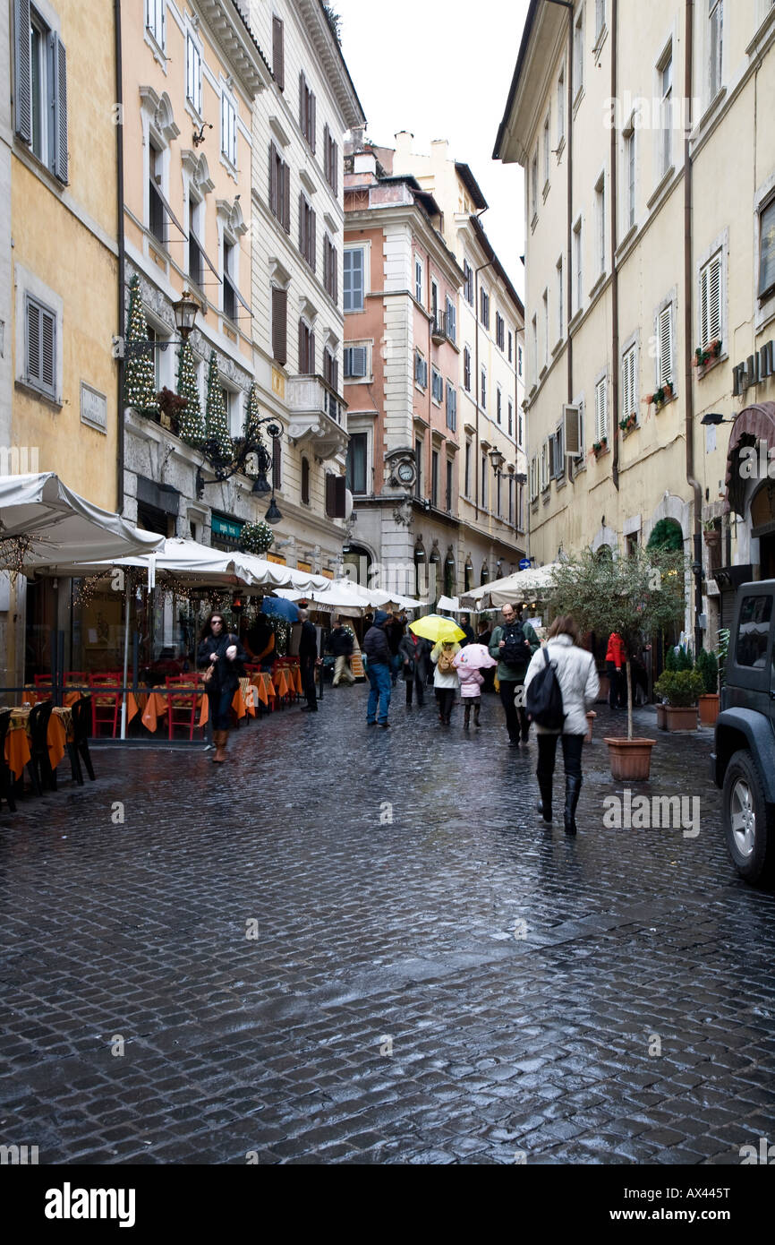 Street Scene in Rome Italy Stock Photo - Alamy