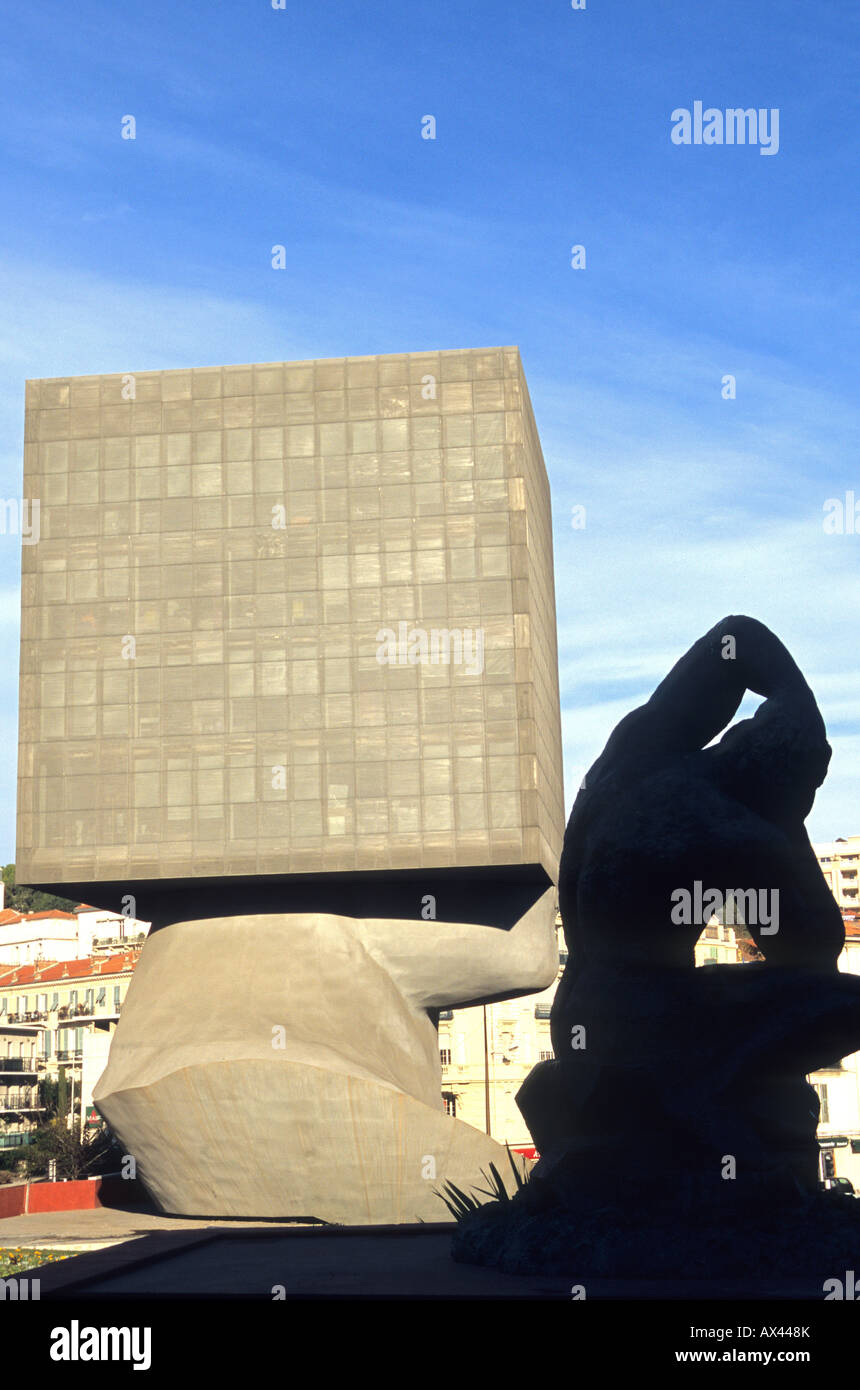 The modern architecture of the new Nice city library administration ...