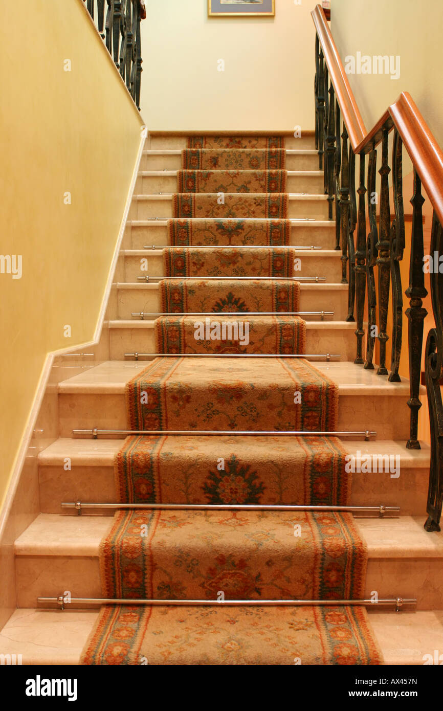 Upstairs inside the building Stock Photo - Alamy