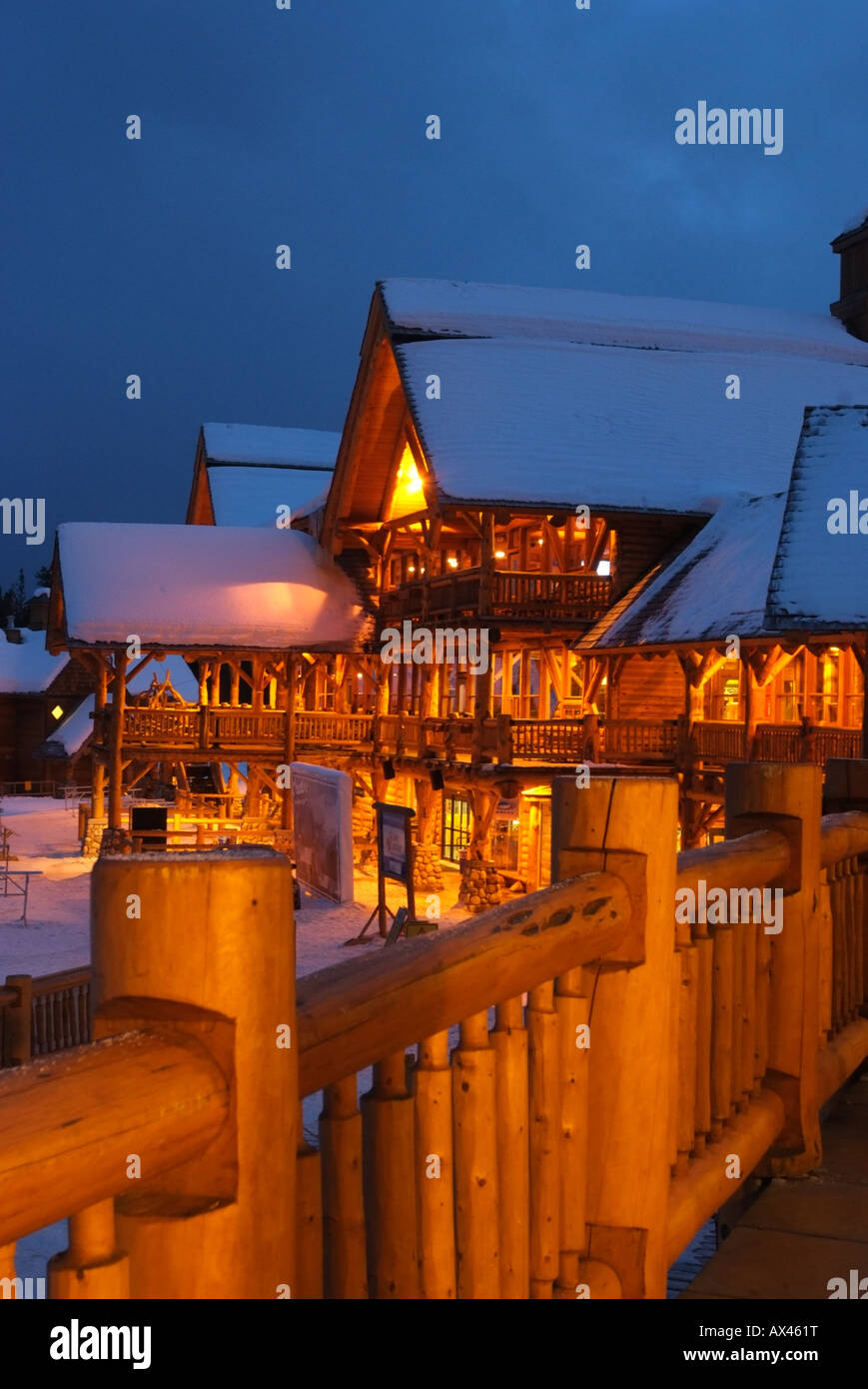 CANADA Alberta Banff Banff National Park Lake Louise The Chalet at Ski ...