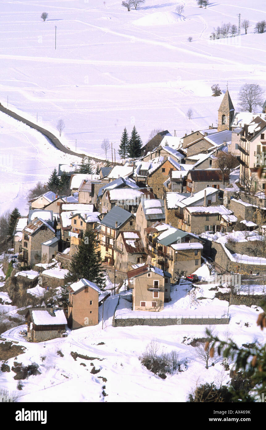 The pretty village of Beuil Alpes-MAritimes 06 Mercantour Paca France ...