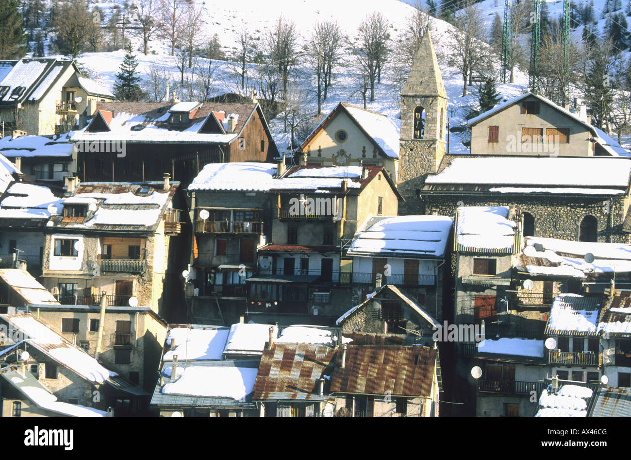 The pretty village of Beuil Alpes-MAritimes 06 Mercantour Paca France ...