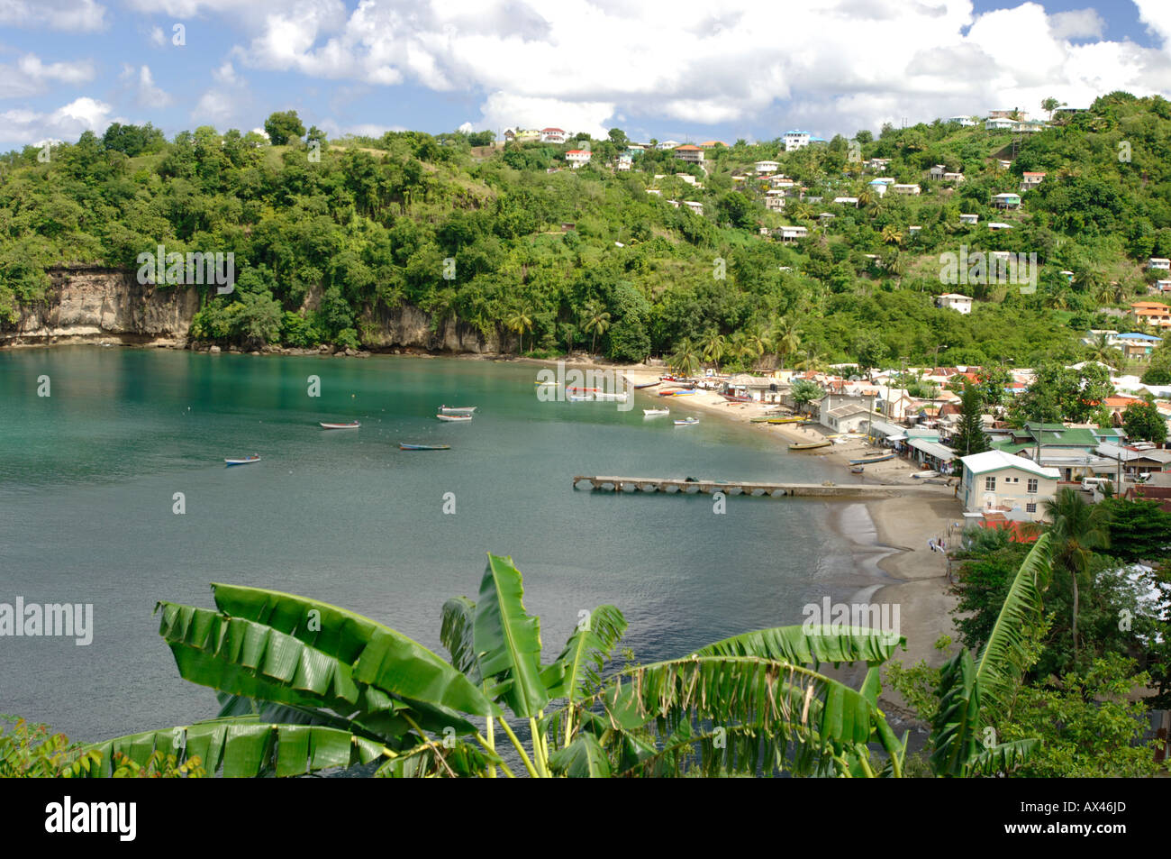 Anse La Raye St Lucia Stock Photo - Alamy
