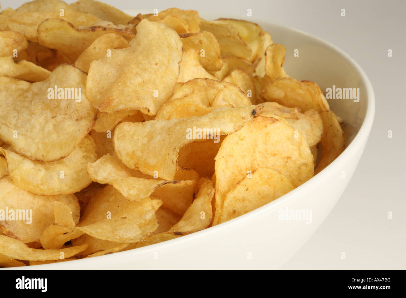 A bowl of crisps Stock Photo - Alamy