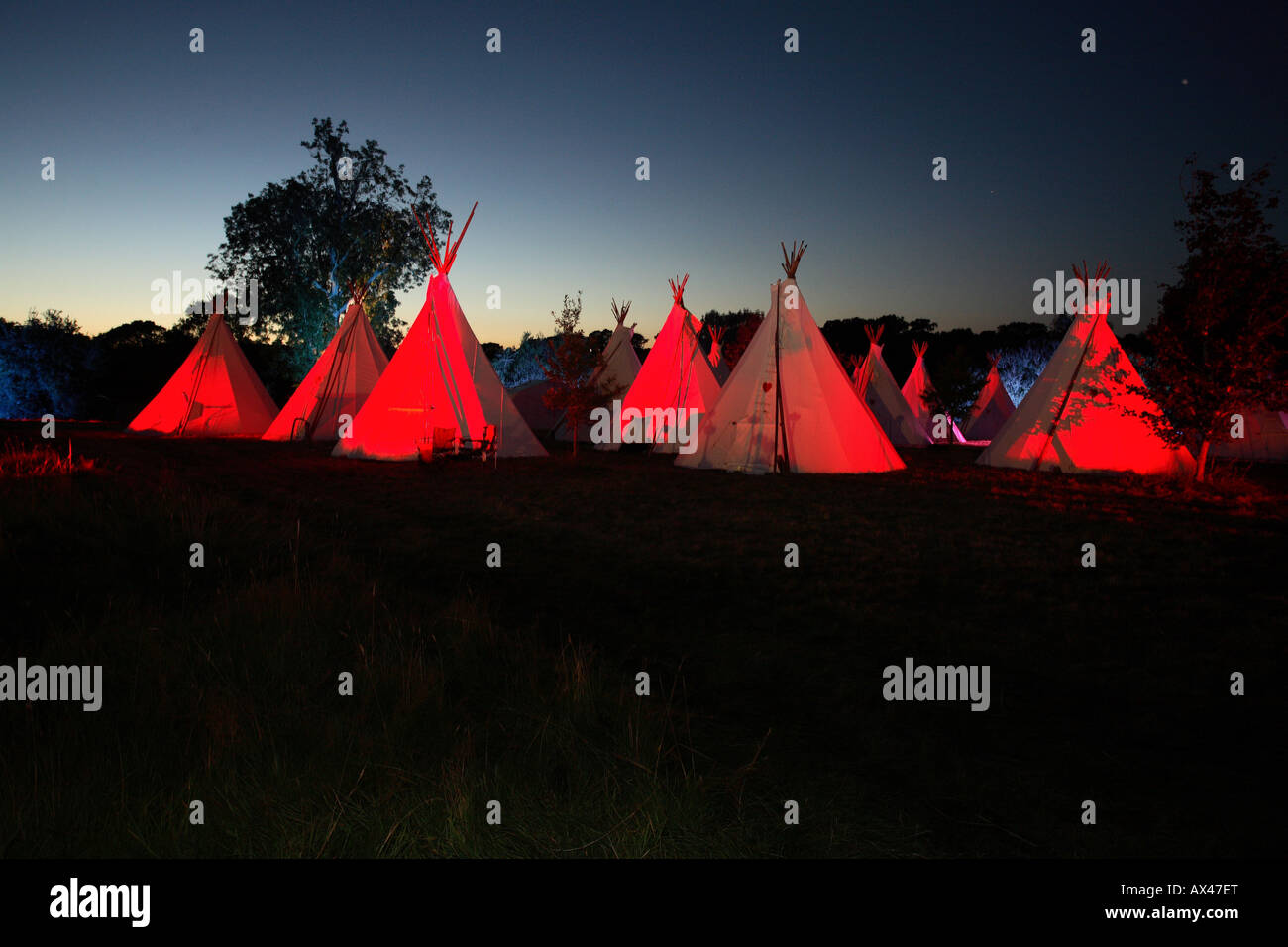 Teepee tents hi-res stock photography and images - Alamy