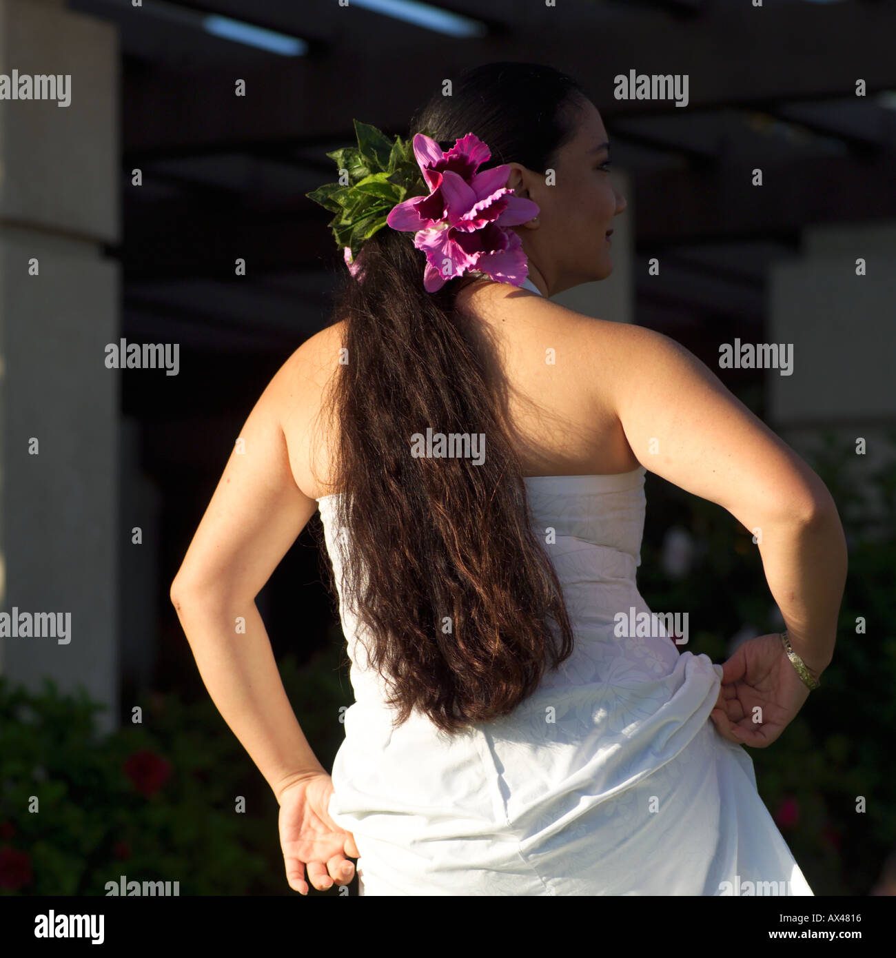 Hawaiian Hula Dancer Stock Photo - Alamy