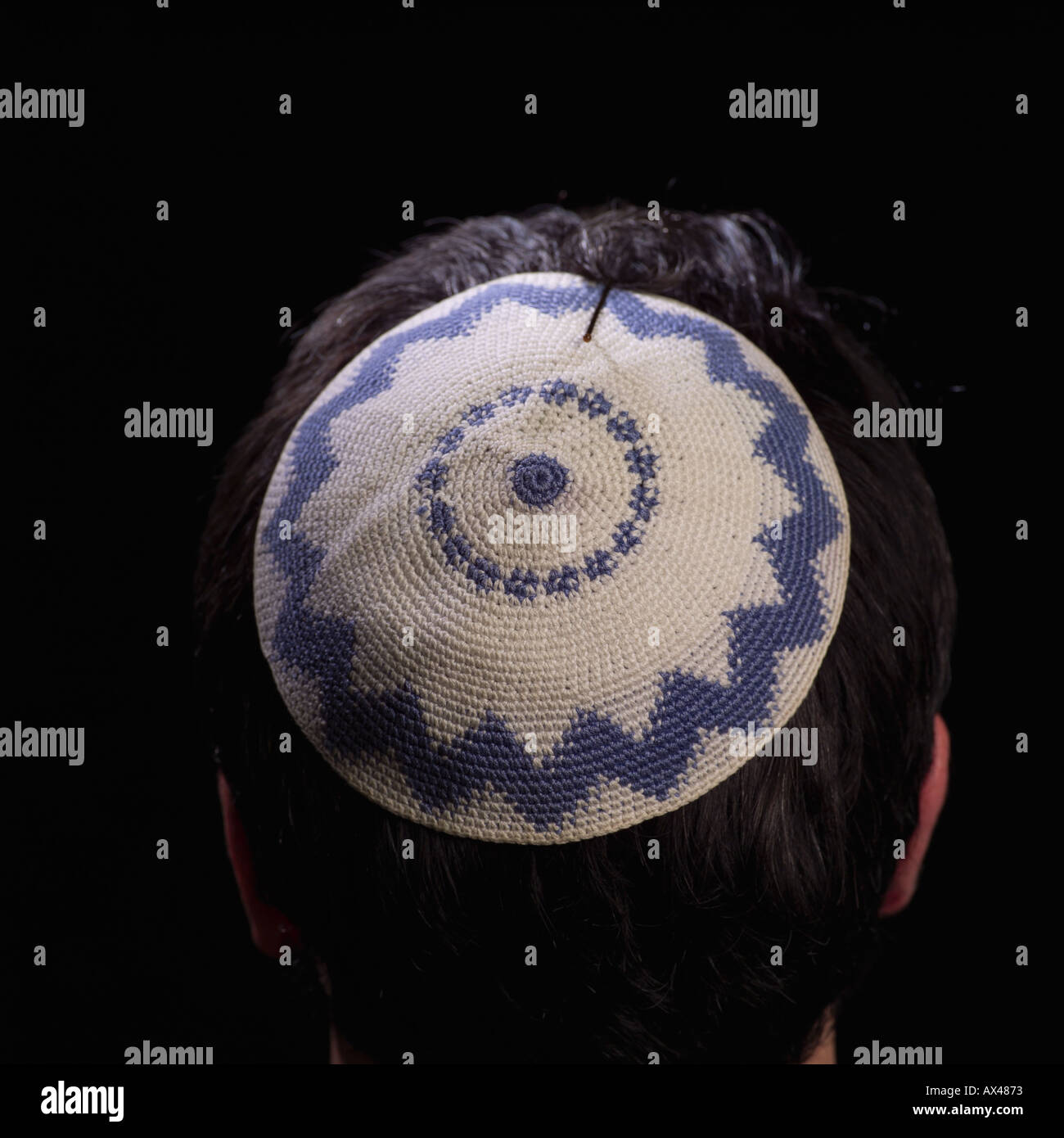 Judaica Symbol Kippah Stock Photo - Alamy
