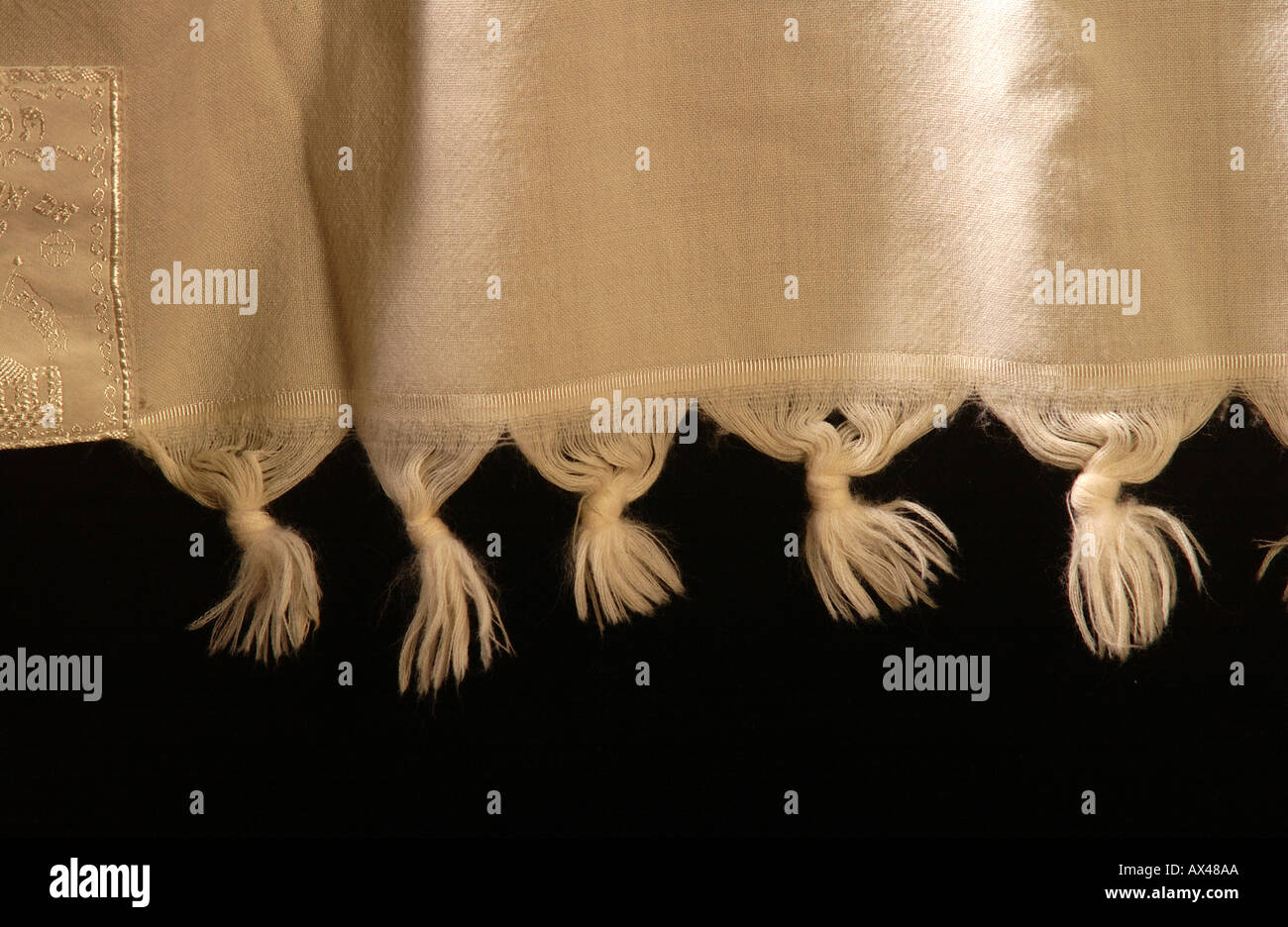 Judaica Symbols Prayer Shawl Stock Photo - Alamy