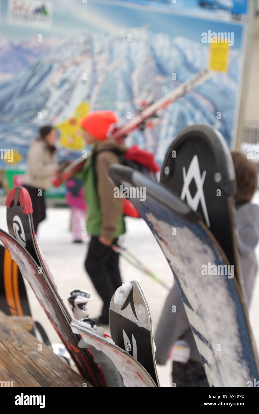 CANADA Alberta Banff Banff National Park Ski Mount Norquay Stock Photo ...
