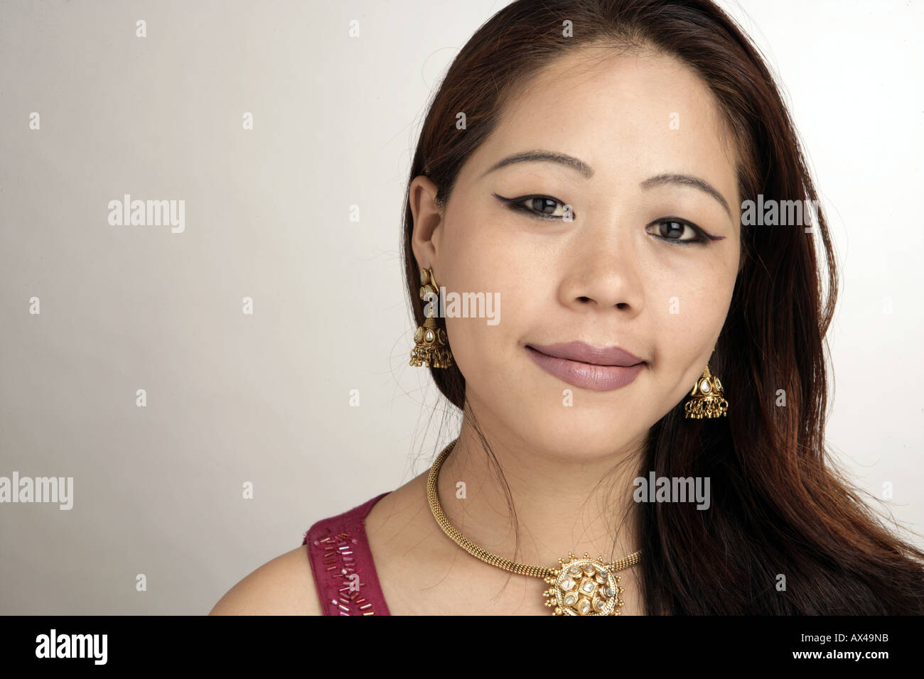 Portrait of an adult woman Stock Photo - Alamy