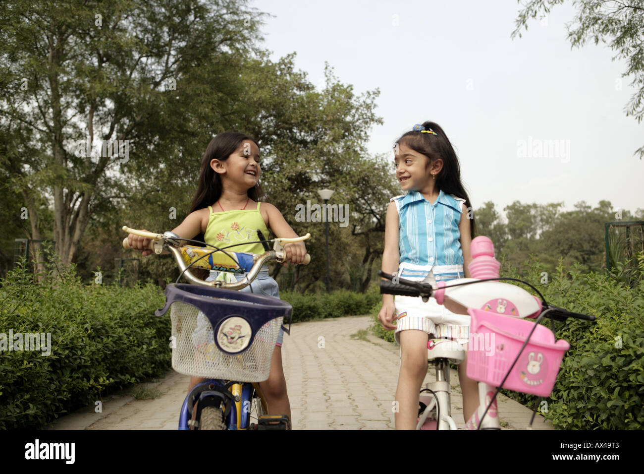 Indian Girls Cycling High Resolution Stock Photography and Images - Alamy