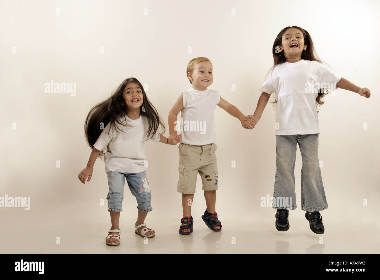 Portrait of kids playing Stock Photo - Alamy
