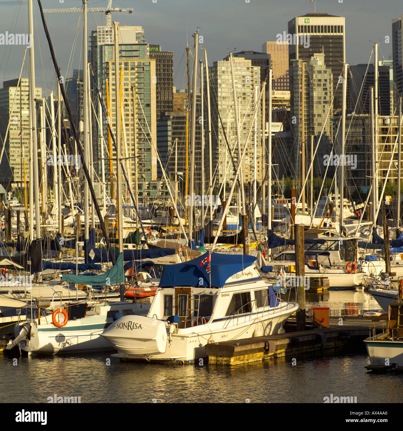 Waterfront Vancouver Canada Stock Photo - Alamy