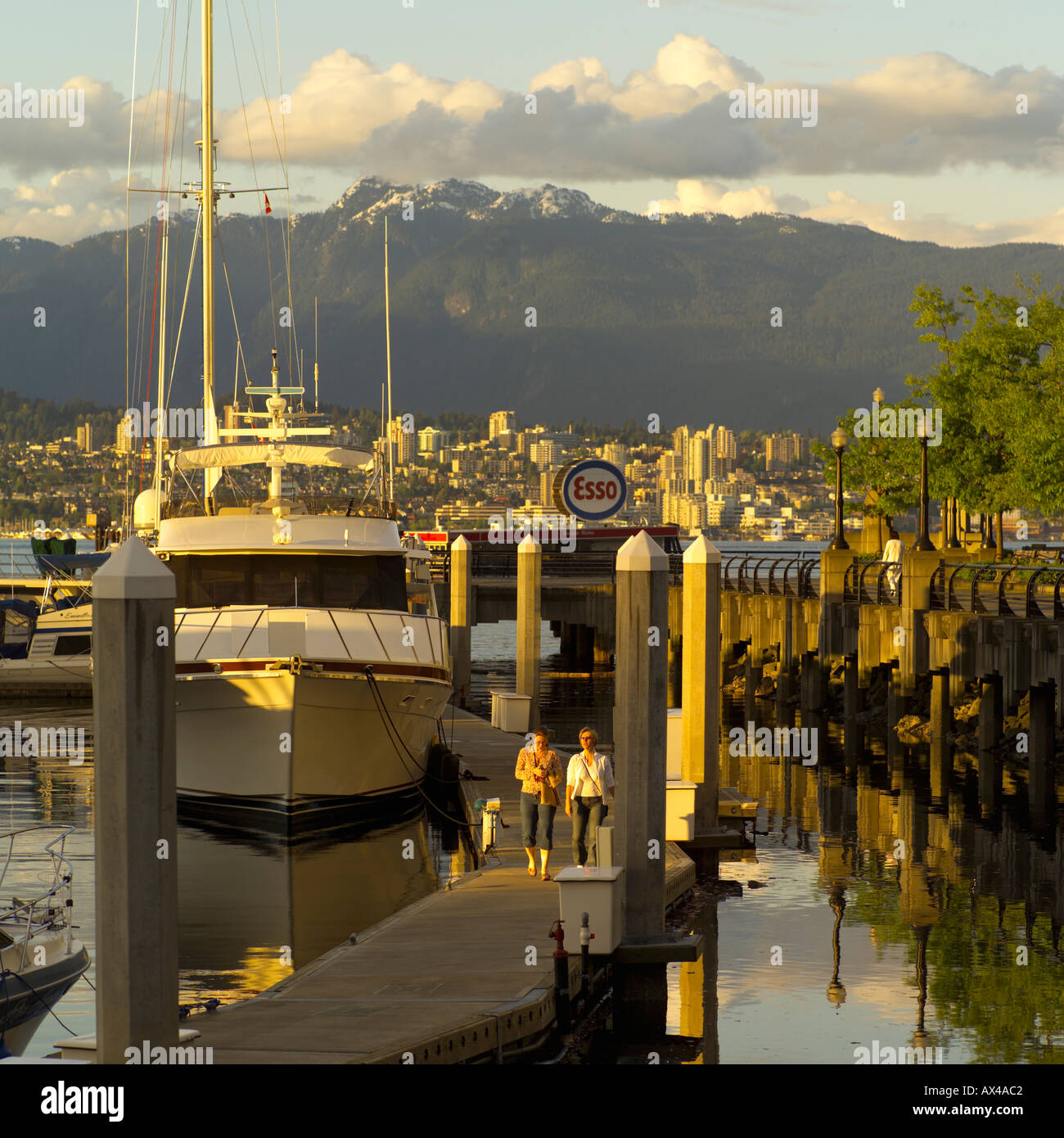 Waterfront Vancouver Canada Stock Photo - Alamy