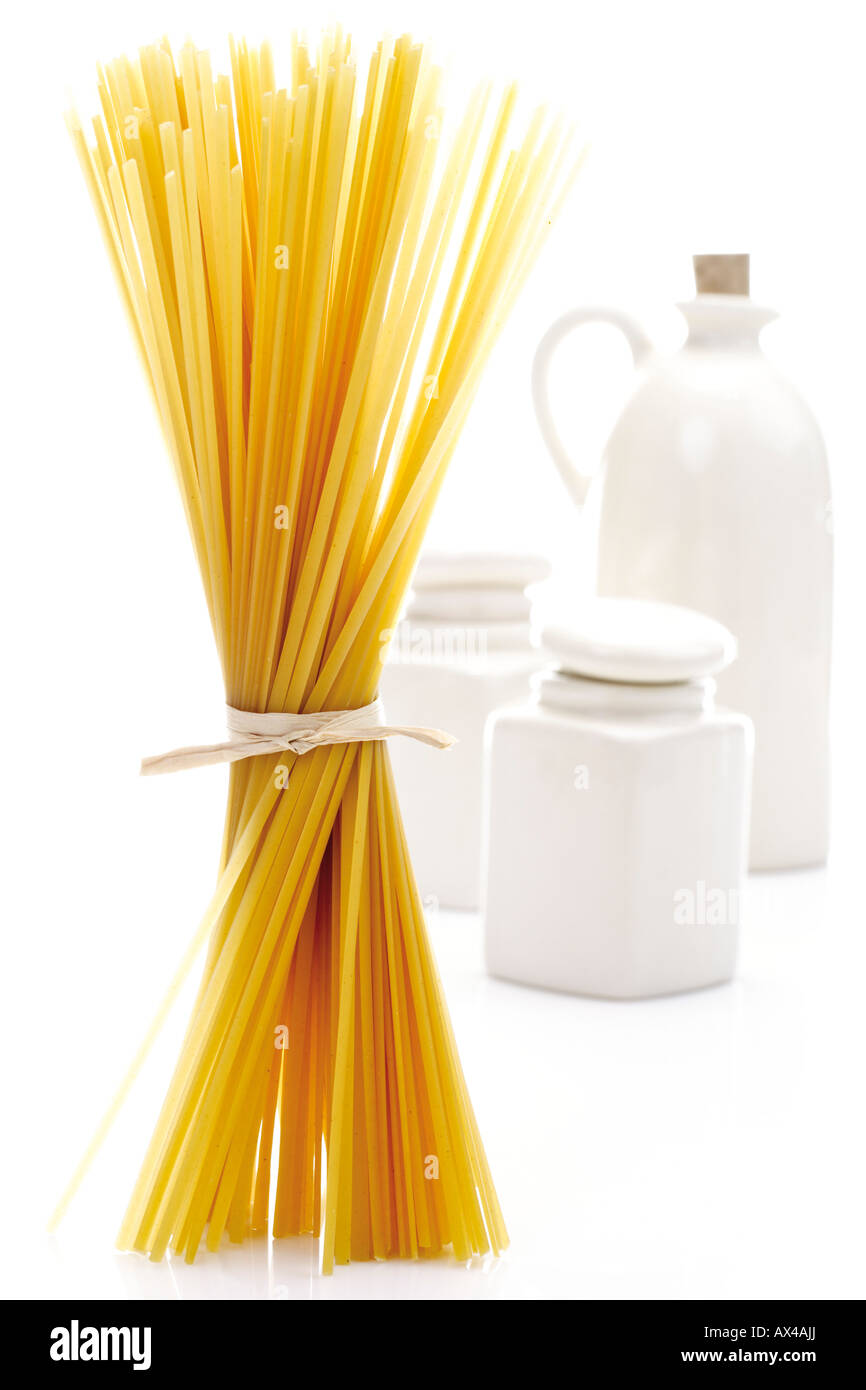 Bundle of pasta, close-up Stock Photo - Alamy
