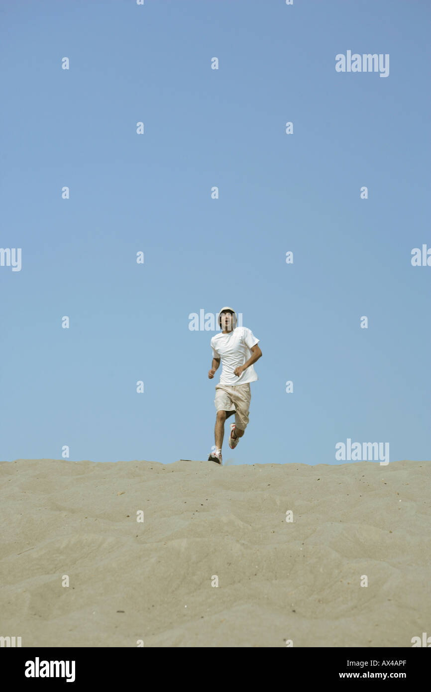Man running on dune the desert hi-res stock photography and images - Alamy