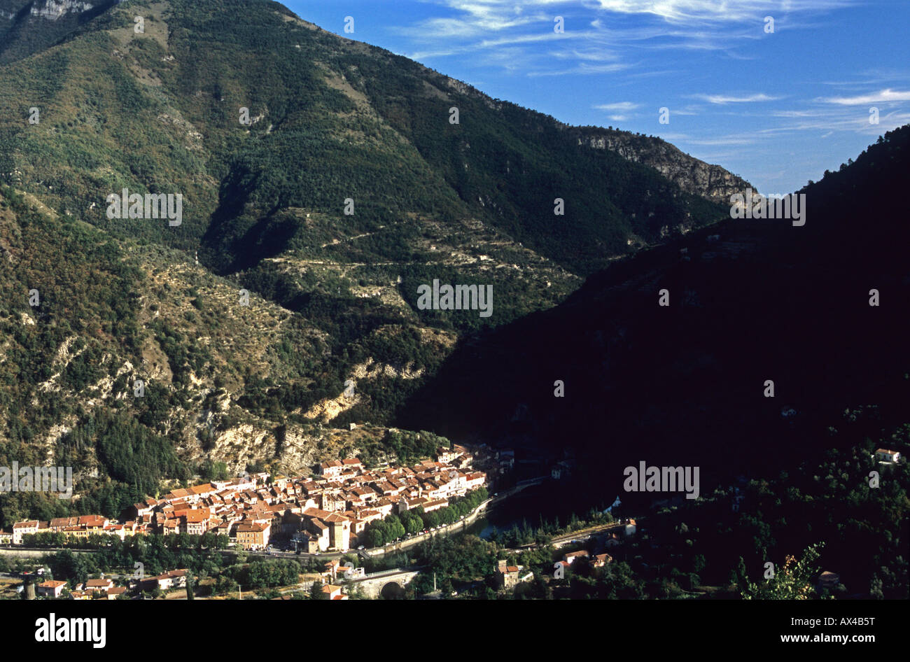Breil sur Roya Alpes-Maritimes 06 Roya valley Mercantour French alps France Europe Stock Photo ...