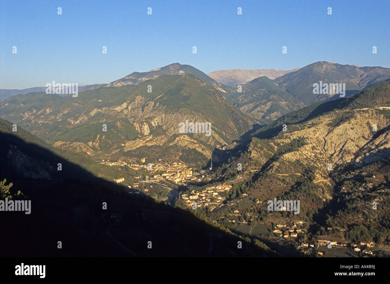 Puget Theniers Alpes-Maritimes 06 Var Valley France Europe Stock Photo ...