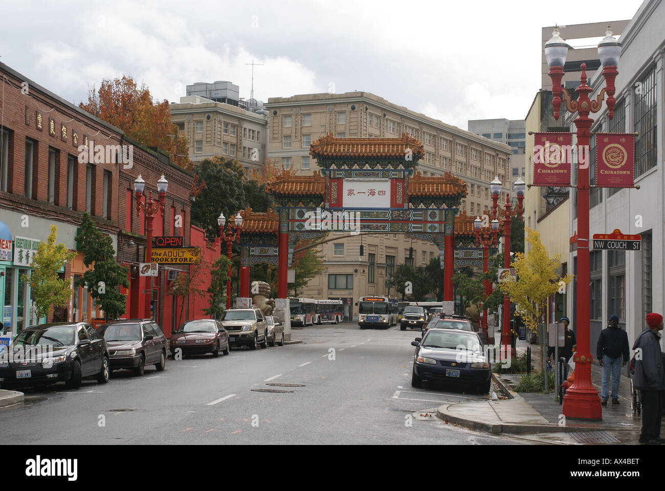 Chinatown entrance gate in Portland, Oregon Stock Photo - Alamy