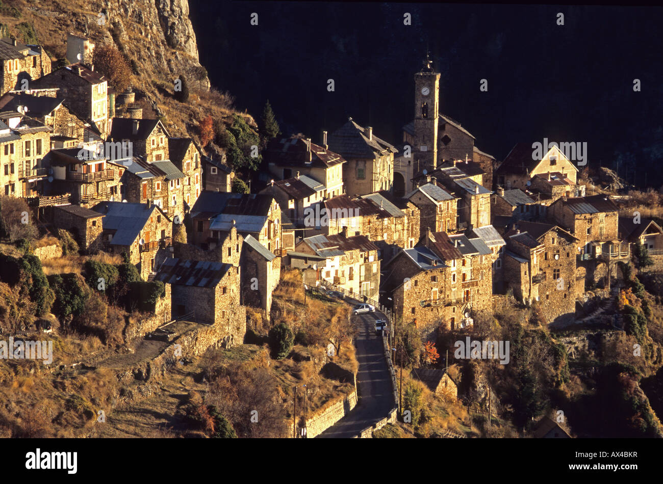 Roubion Mercantour Alpes-Maritimes 06 PACA France Europe Stock Photo ...