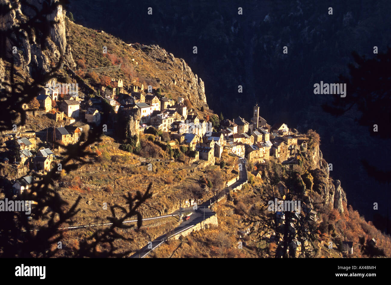 Roubion Mercantour Alpes-Maritimes 06 PACA France Europe Stock Photo ...