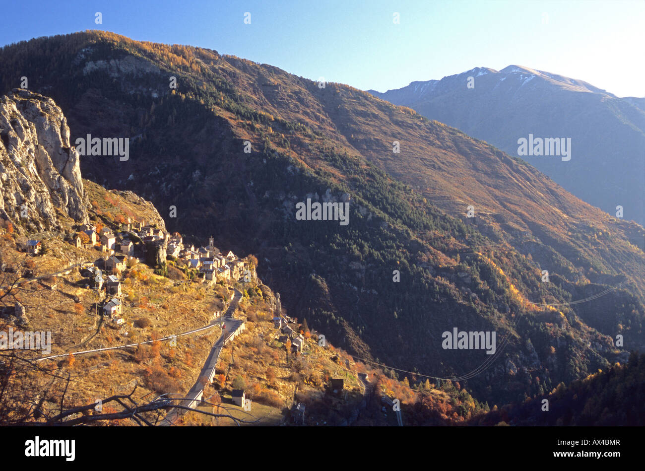 Roubion Mercantour Alpes-Maritimes 06 PACA France Europe Stock Photo ...