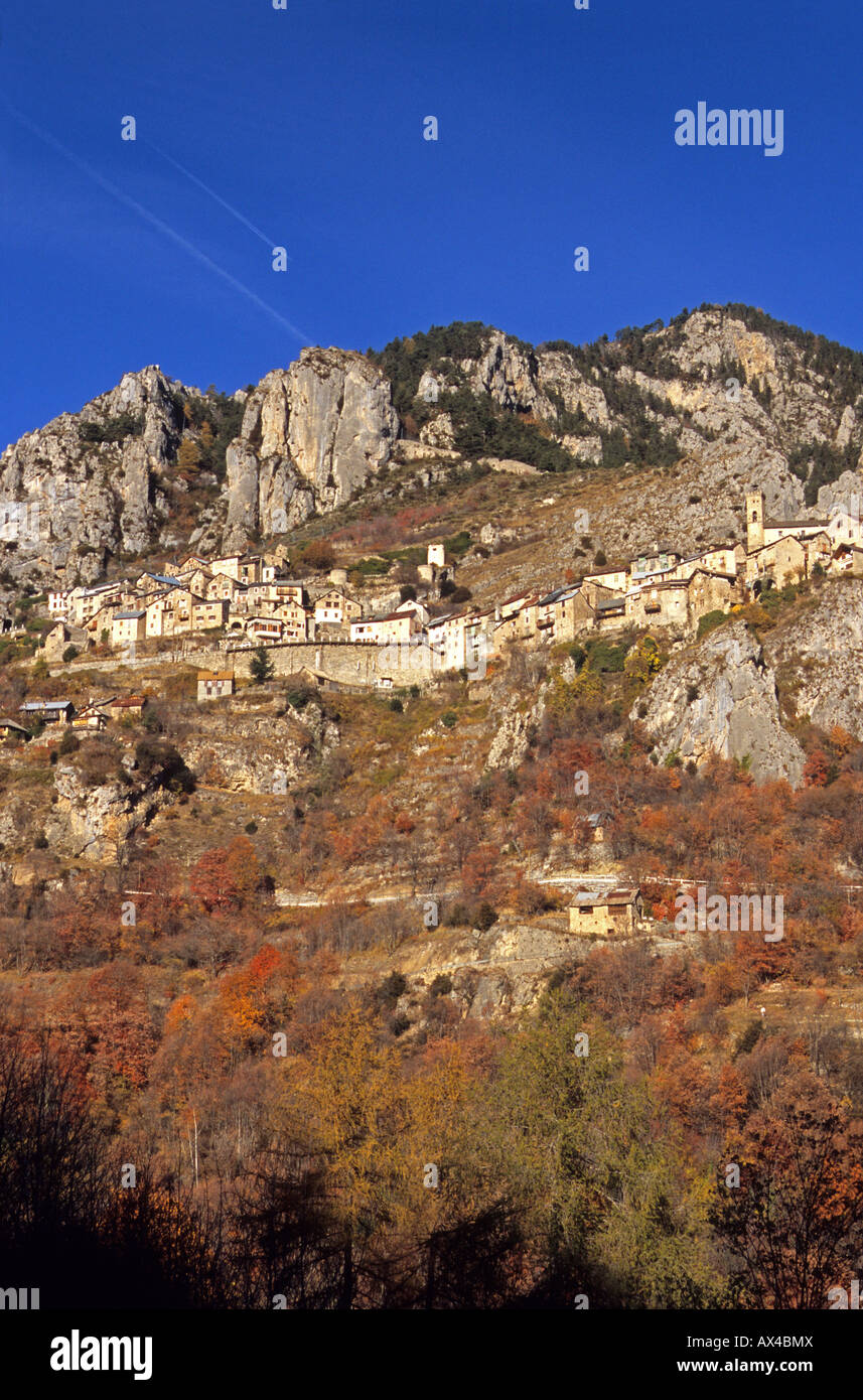Roubion Mercantour Alpes-Maritimes 06 PACA France Europe Stock Photo ...