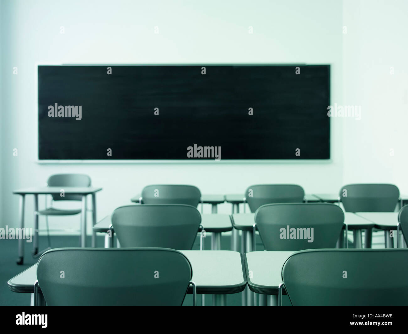 Class desk without chair hi-res stock photography and images - Alamy