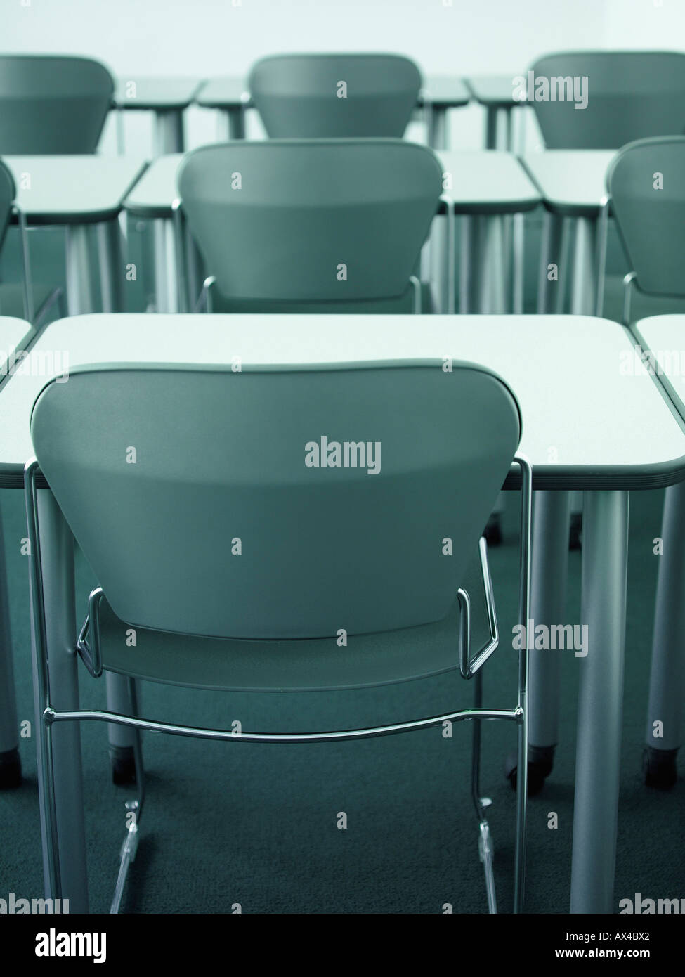 Class desk without chair hi-res stock photography and images - Alamy