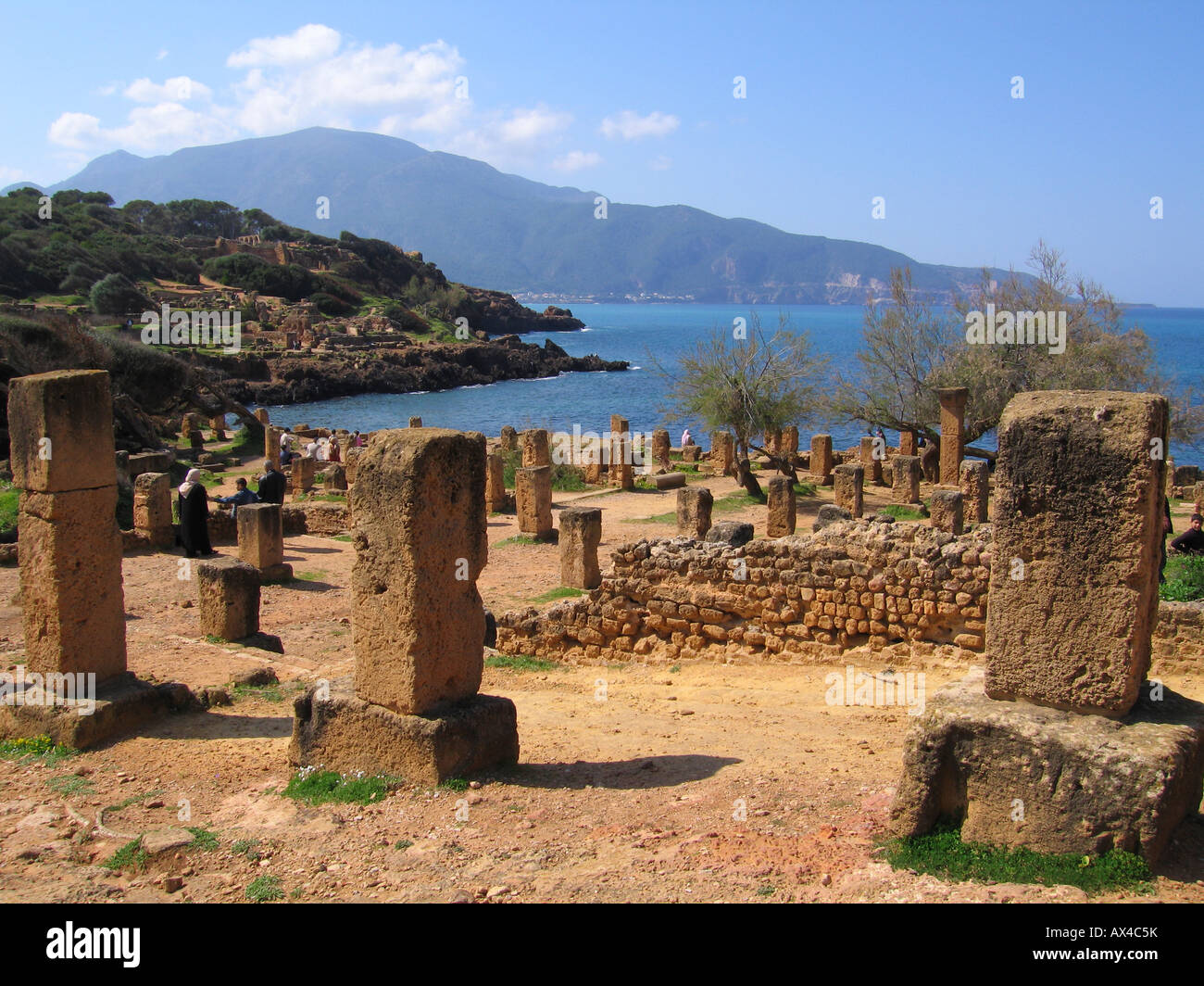 Old roman villa vestiges, archaeological roman site (Unesco world ...