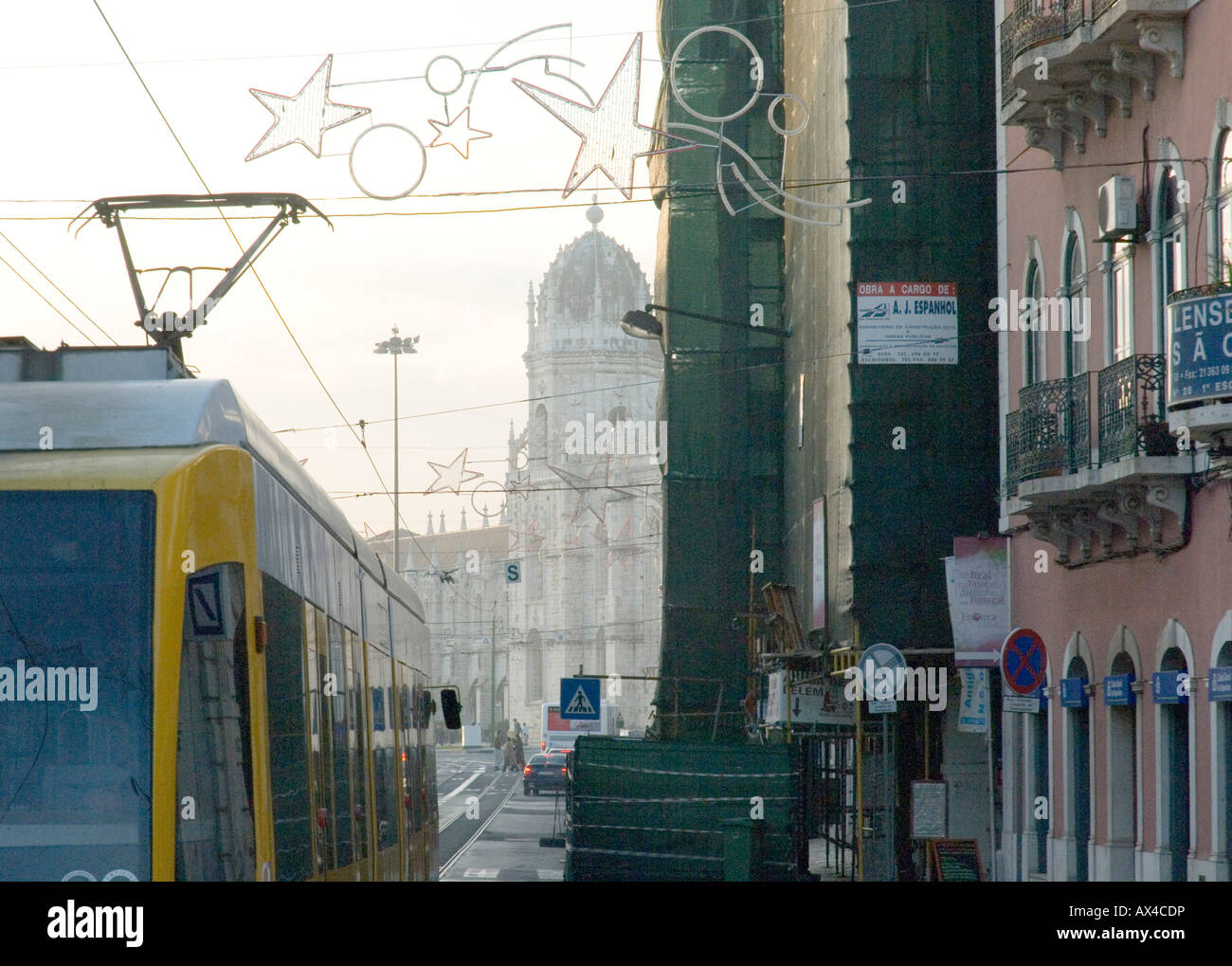 Street scene in Belem Portugal Stock Photo - Alamy