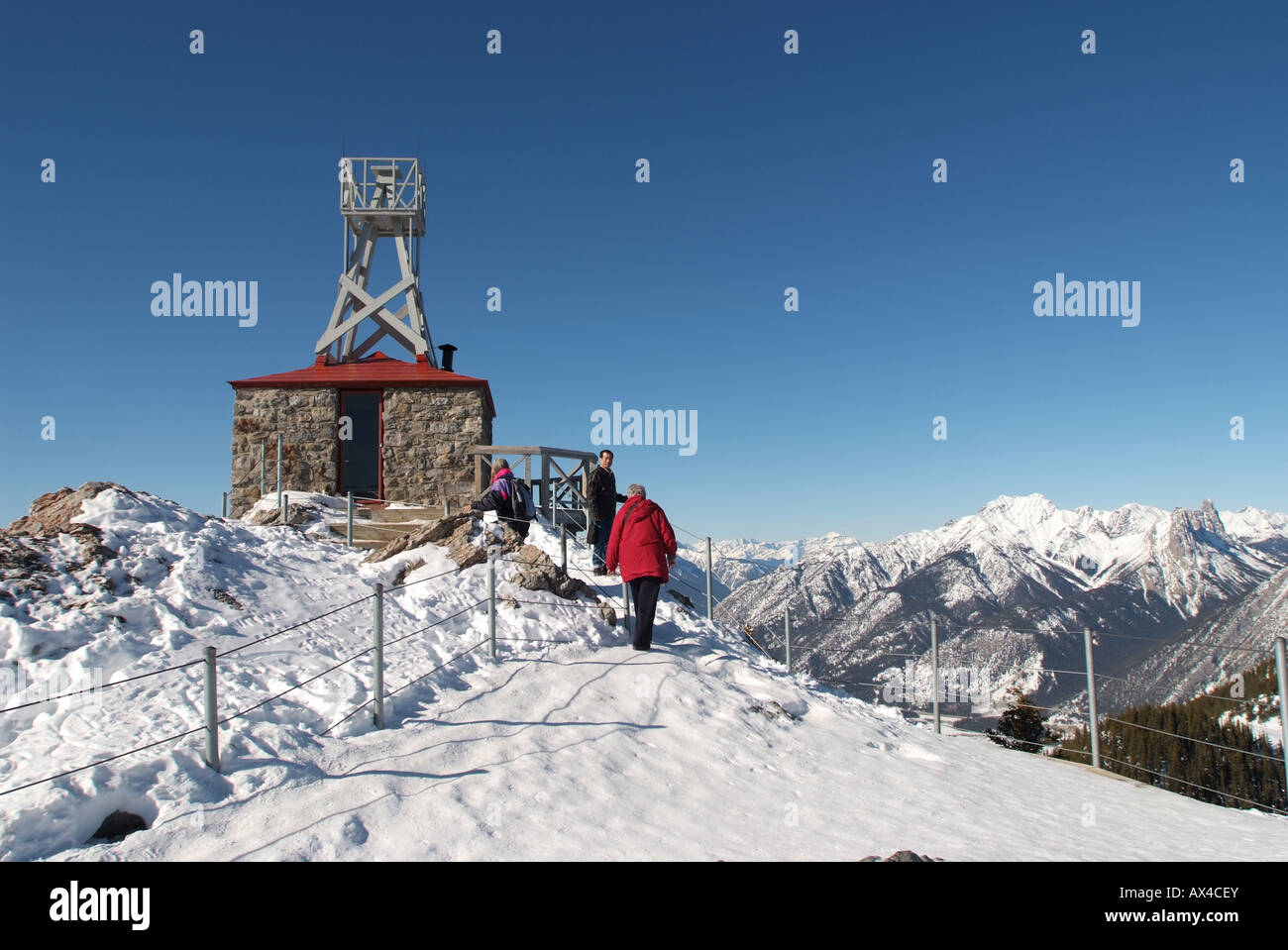 CANADA Alberta Banff National Park Sulphur Mountain Cosmic Ray Station ...