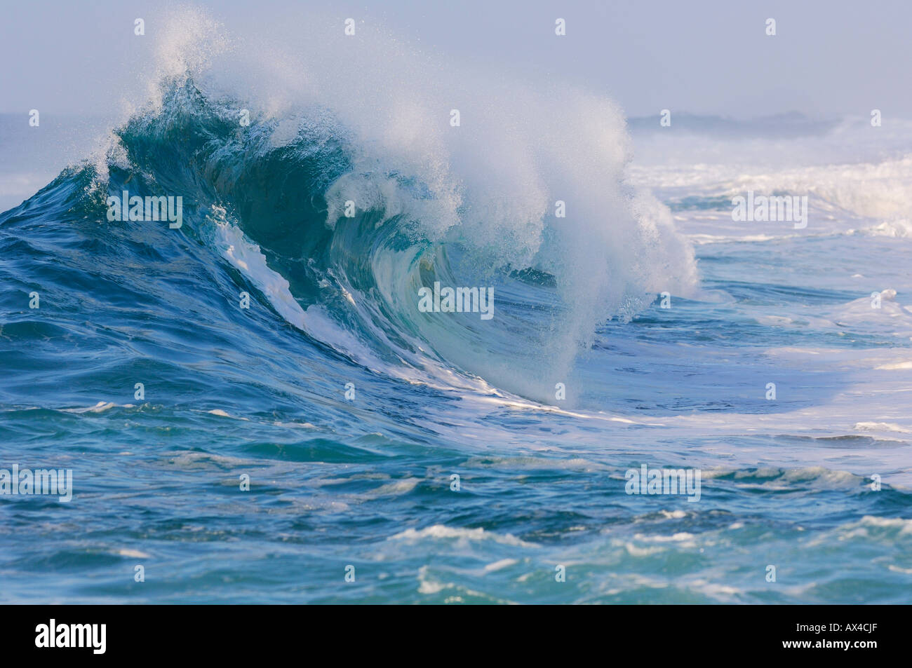 Close up wave breaking oahu hawaii hi-res stock photography and images ...