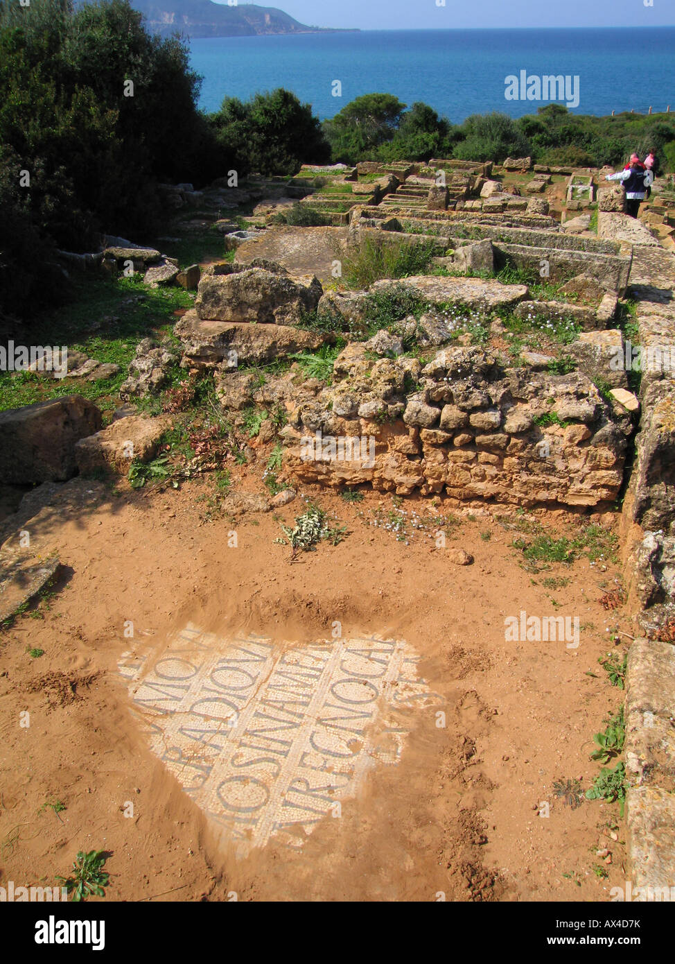 Crypt and tombs named "Martyrs enclosure", archaeological roman site ...