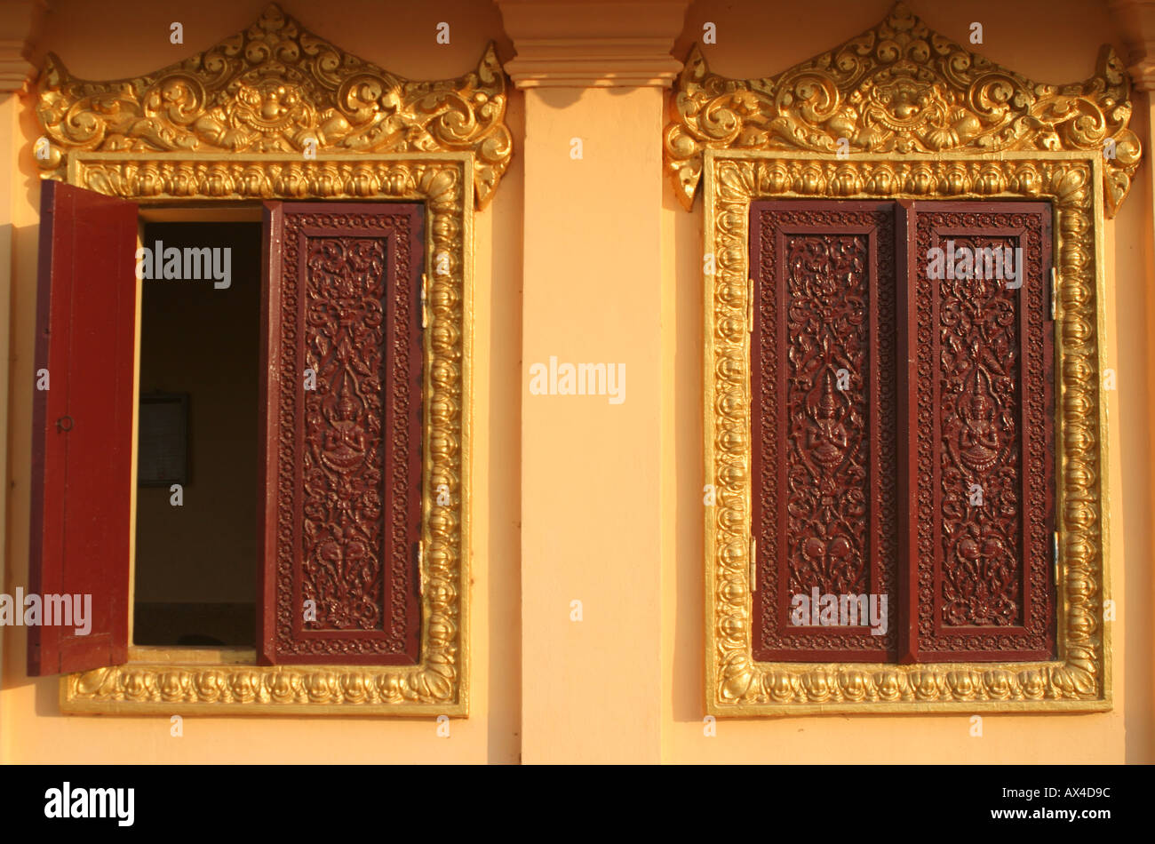 two windows on sisowath quay phnom penh cambodia Stock Photo - Alamy