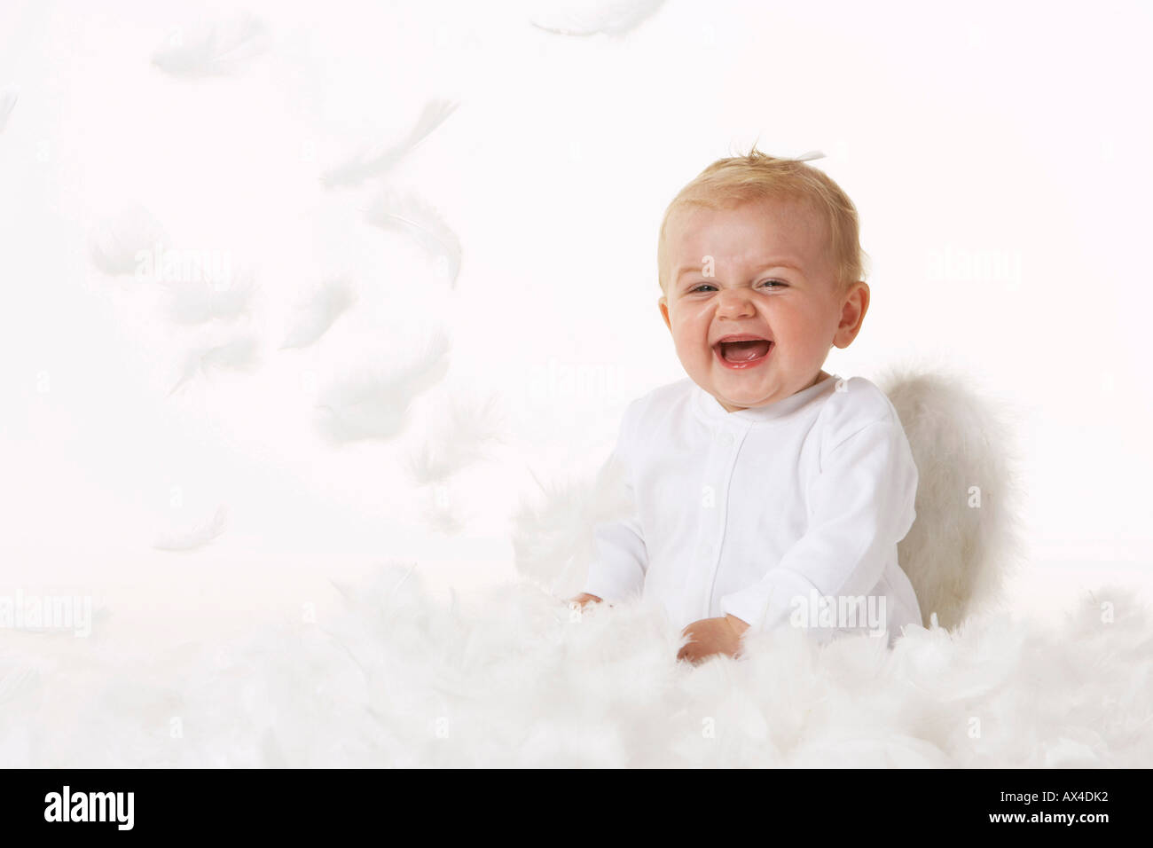 Smiling toddler infant floating hi-res stock photography and images - Alamy