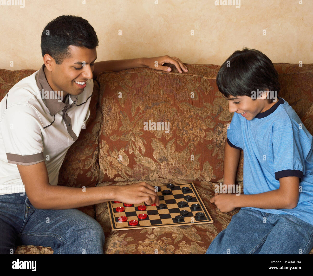 Two men play checkers hi-res stock photography and images - Alamy