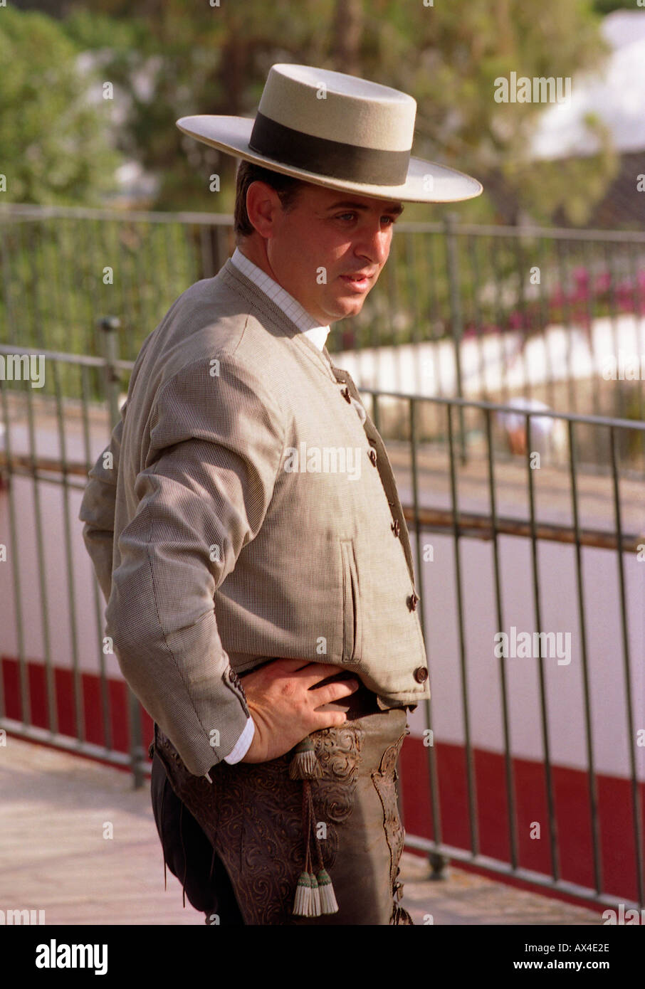 Bull fighter practicing Stock Photo - Alamy