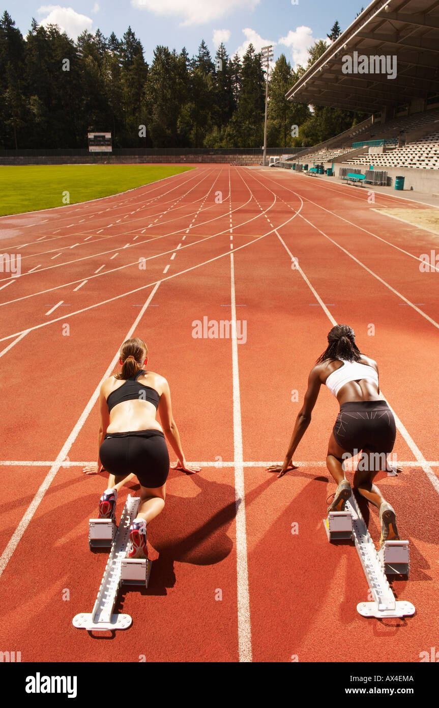 Black And White Runner Woman High Resolution Stock Photography and ...